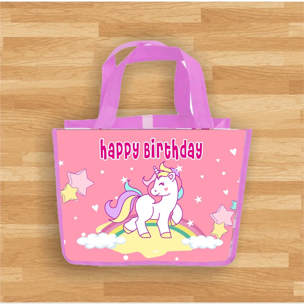 Jual Tas Ultah / Souvenir Ulang Tahun Anak Gambar Kuda Poni/ Goodie Bag ...