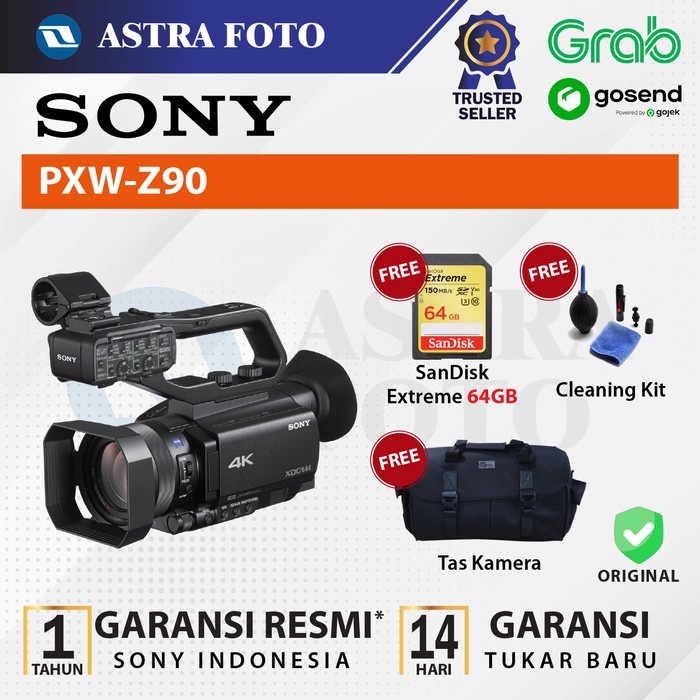Jual Sony PXW-Z90 4k HDR XDCAM - Sony Z90 Profesional Camcorder - Standart | Shopee Indonesia