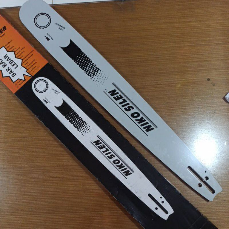Jual NIKO SILEN Bar Baja Laser Gergaji Potong Pohon Kayu Chainsaw 22" inch untuk rantai 38T ...