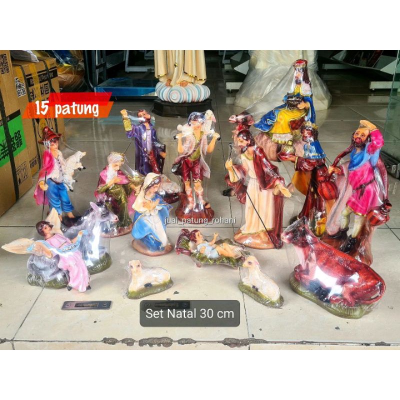 Jual Patung Set Natal 30 cm | Shopee Indonesia