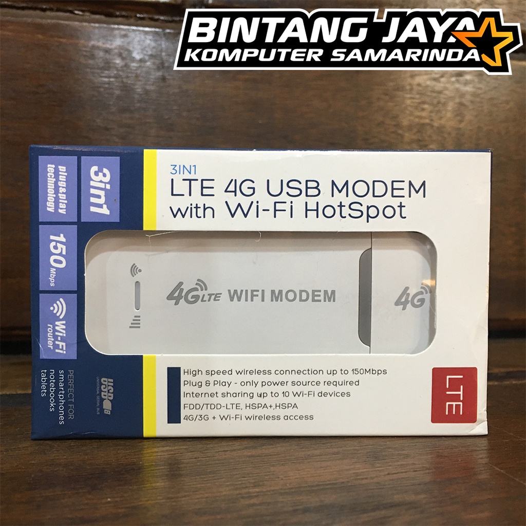 Jual Modem 4G LTE 3 in 1 USB with Wifi Hotspot | Shopee Indonesia