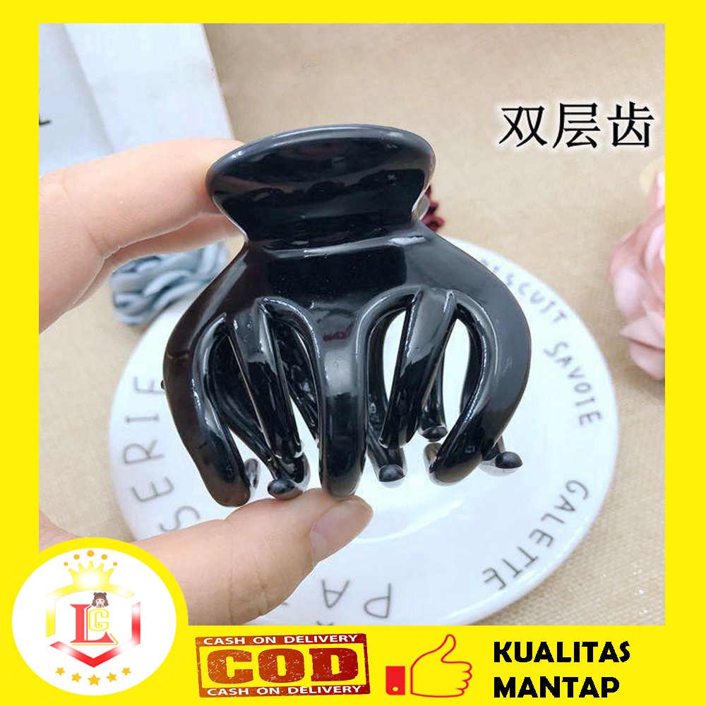 Jual JPS10 - Jepit Jedai Cakar 5 Bahan Hitam Dove Tebal Kuat - Jepitan Jedai | Shopee Indonesia