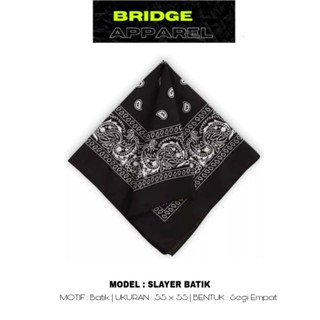 Jual slayer / bandana / penutup mulut berkendara / scraf /slayer batik ...