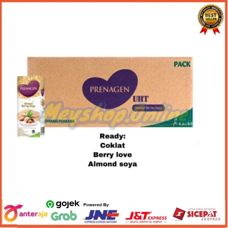 Jual PRENAGEN MOMMY UHT ALMON BARLEY SOYA 200mL Ready Rasa Coklat San Berry Love | Shopee Indonesia