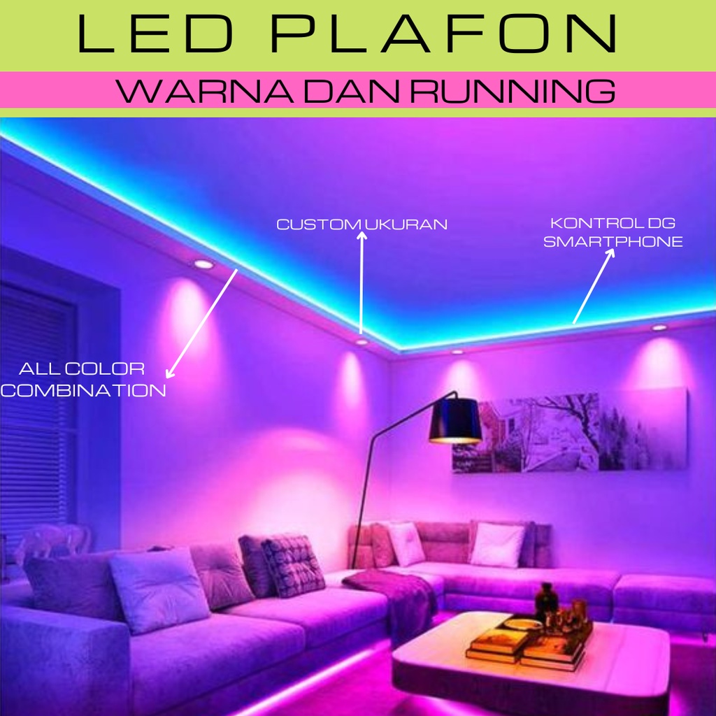 Jual Lampu Plafon / Lampu Atap dengan kontrol HP dan Remote | Shopee ...