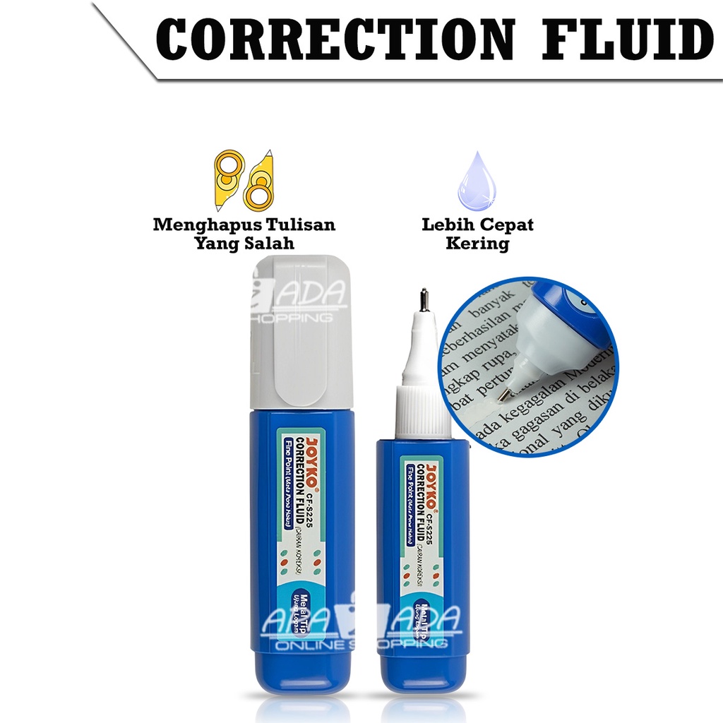 Jual Apazada - Correction Pen Fluid / Tip-ex Cair / Koreksi Cairan ...