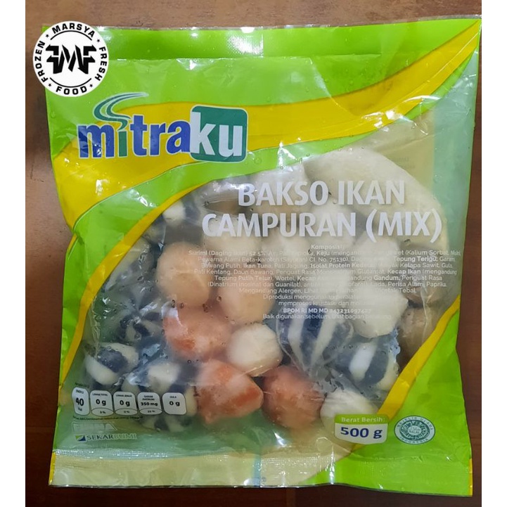 Jual Mitraku bakso ikan Mix 500gr | Shopee Indonesia