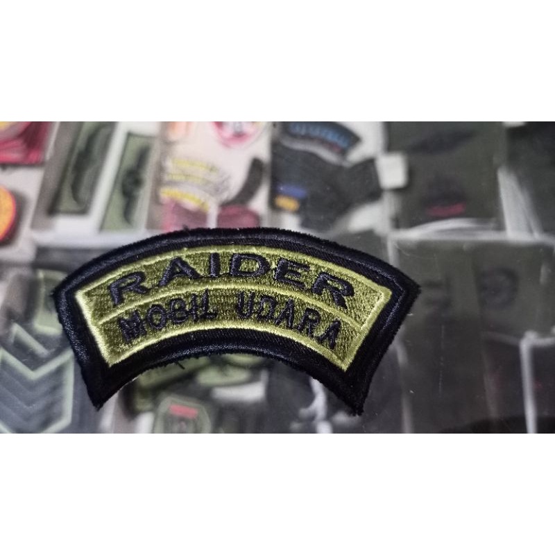 Jual BORDIRAN RAIDER MOBIL UDARA TNI AD TERBARU / FULL BENANG BORDIR ...