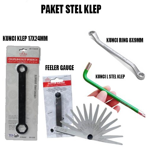 Jual Promo!! Paket 4 pcs Feeler Gauge 13 blades + Kunci Setelan Klep ... Jual Promo!! Paket 4 pcs Feeler Gauge 13 blades + Kunci Setelan Klep ...