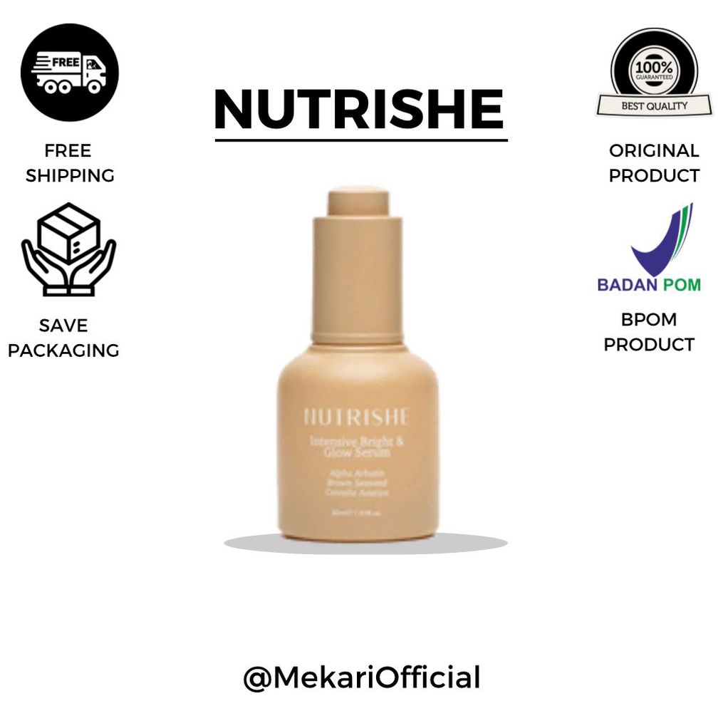 Jual Nutrishe Intensive Bright & Glow Serum (Improved Formula) | Shopee Indonesia