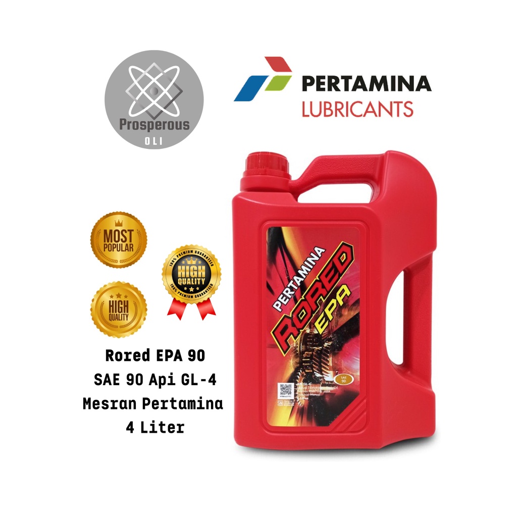 Jual Oli Pertamina Rored EPA Sae 90 Oli Gardan| Gear Oil 4 Liter | Oli Gardan / Oli Transmisi ...