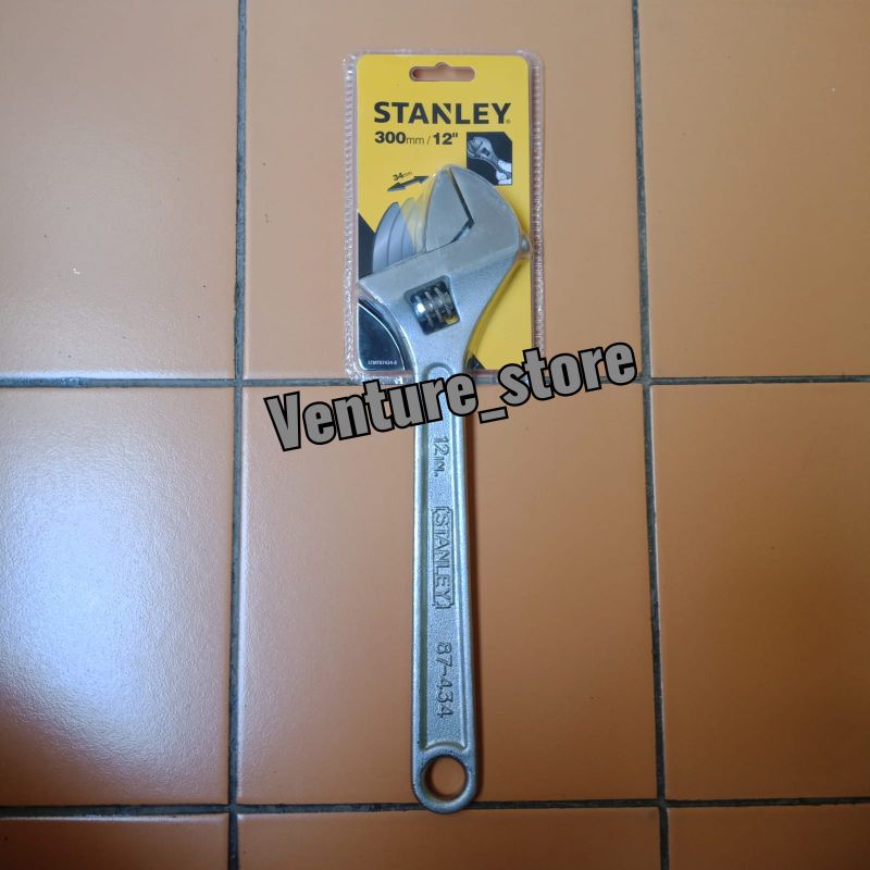 Jual Stanley STMT87434-8 Adjustable Wrench 12" / Kunci Inggris 12 ...