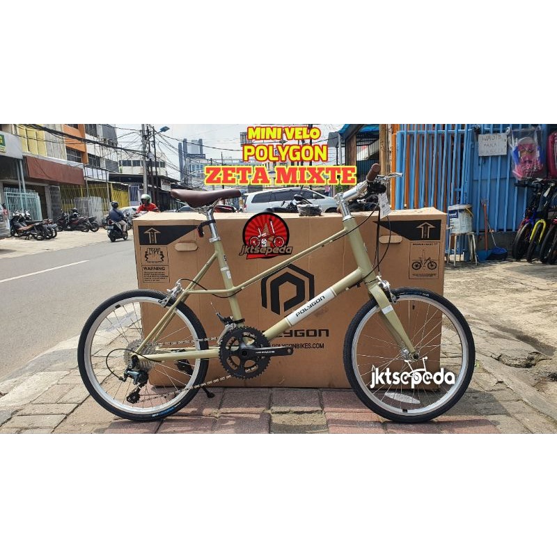Jual Sepeda Mini Velo POLYGON ZETA MIXTE | Shopee Indonesia