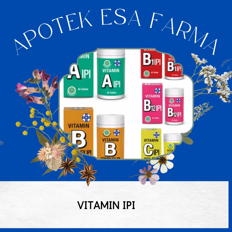 Jual Vitamin Ipi A / C / B1 / B Kompleks / B12 /D3 IPI | Shopee Indonesia