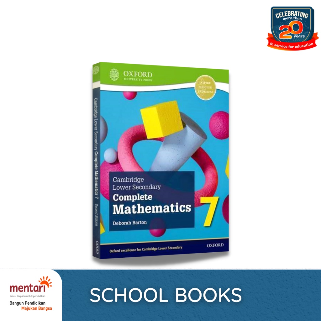 Jual Cambridge Lower Secondary Complete Mathematics 7: Student Book (Second Edition) | Shopee ...