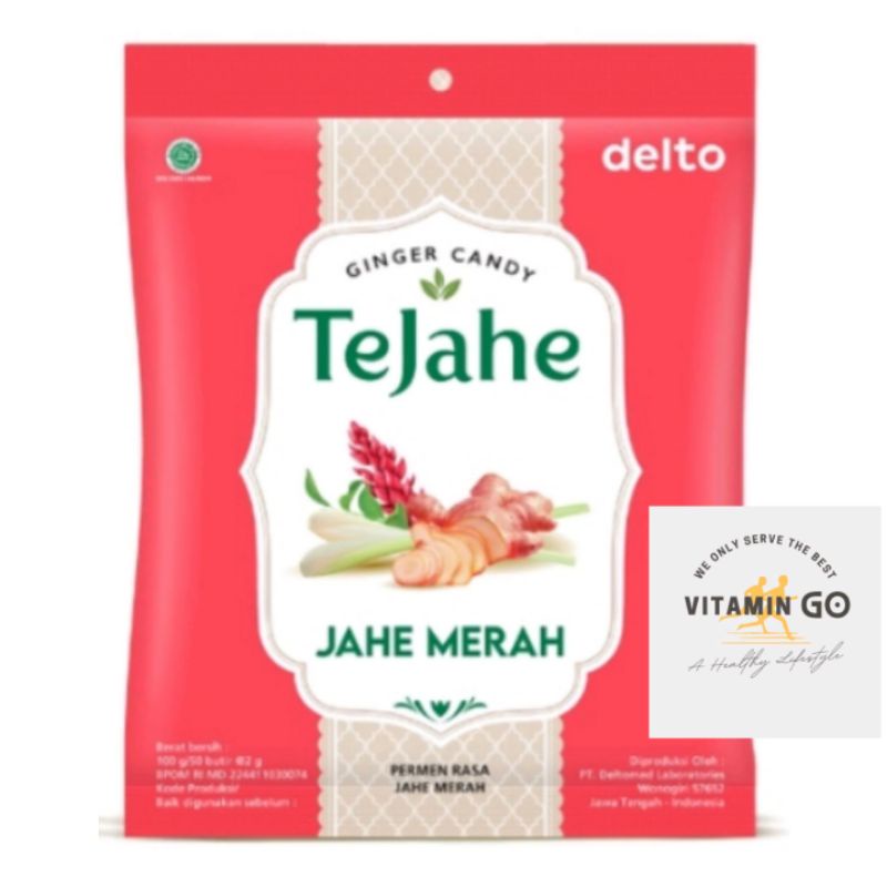 Jual Permen TeJahe Deltomed rasa Jahe Merah isi 50 butir | Shopee Indonesia