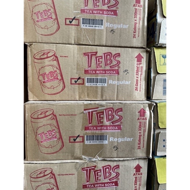 Jual Tebs kaleng REGULAR 330 ml isi 12 kaleng | Shopee Indonesia