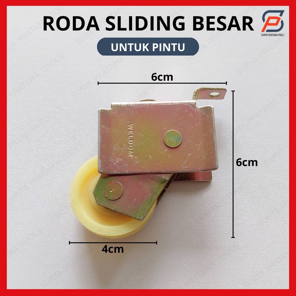 Jual Roda Sliding Pintu / Roda Geser Pintu Kecil Besar / Door Sliding ...
