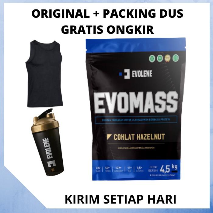 Jual EVOMASS 10LBS EVOLENE 4,5 KG EVOLENE SUSU PROTEIN EVOMASS10 LBS ...