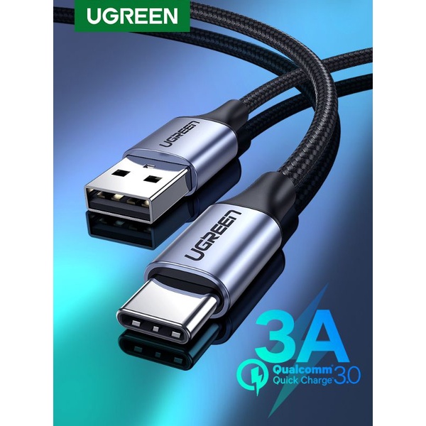 Jual Ugreen Kabel Data Charger USB Type C Fast Charging 3A 1 2 3 Meter Tipe C QC 3.0 Samsung ...