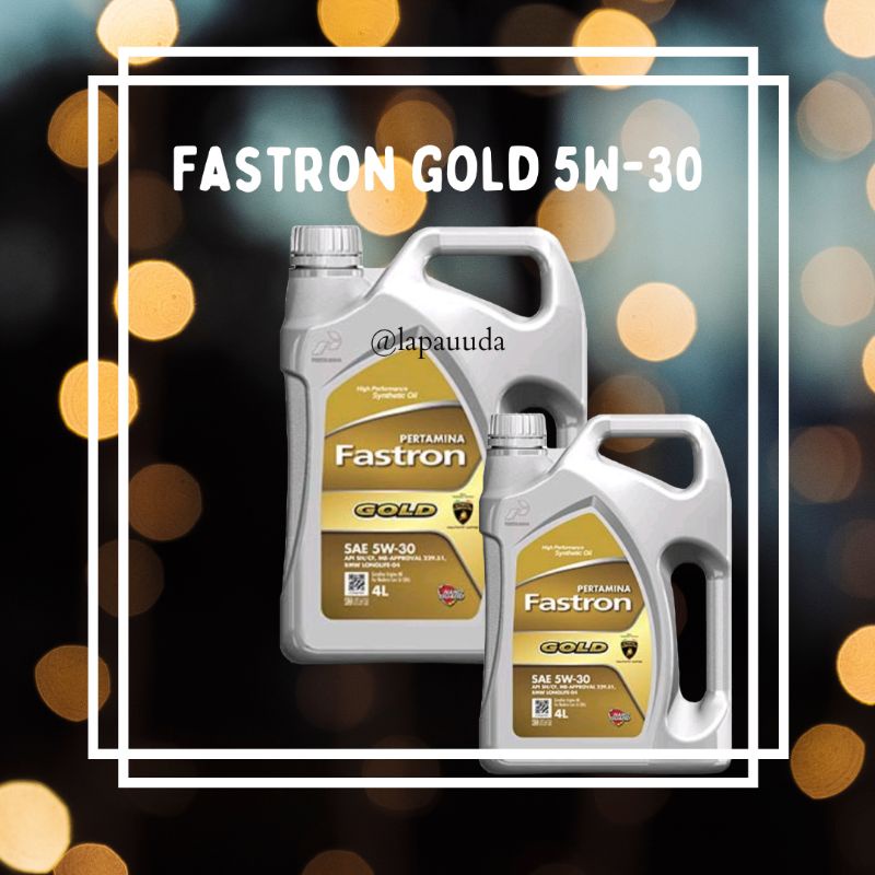 Jual Oli Pertamina Fastron Gold SAE 5W-30 4 Liter | Shopee Indonesia