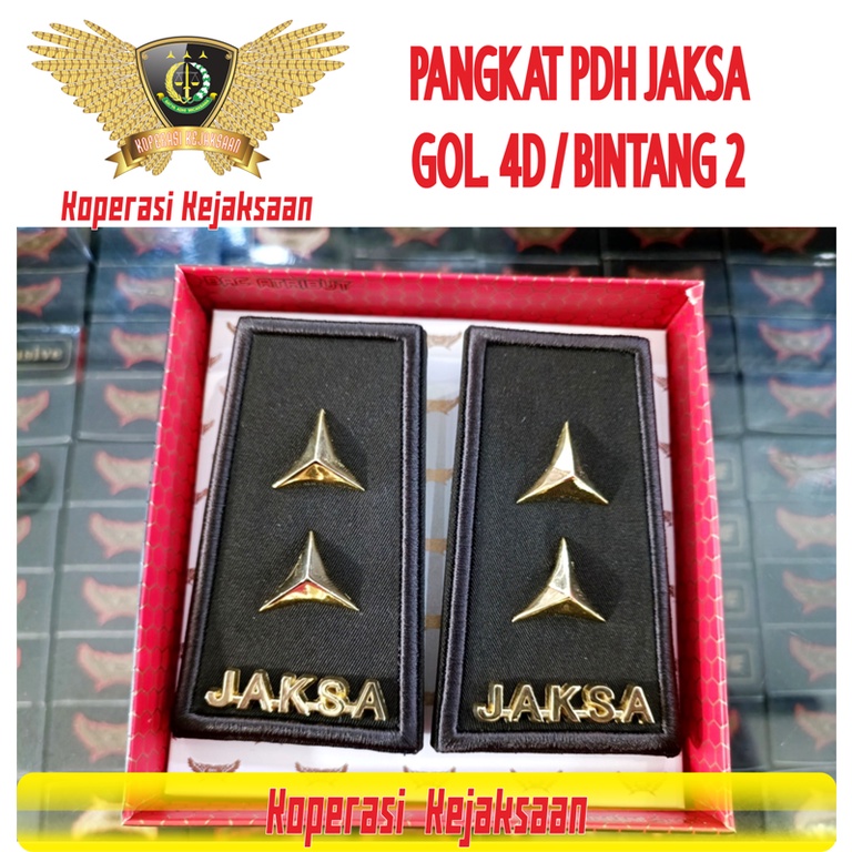 Jual PANGKAT PDH JAKSA GOL 4D BINTANG 2 | KEJAKSAAN RI | Shopee Indonesia