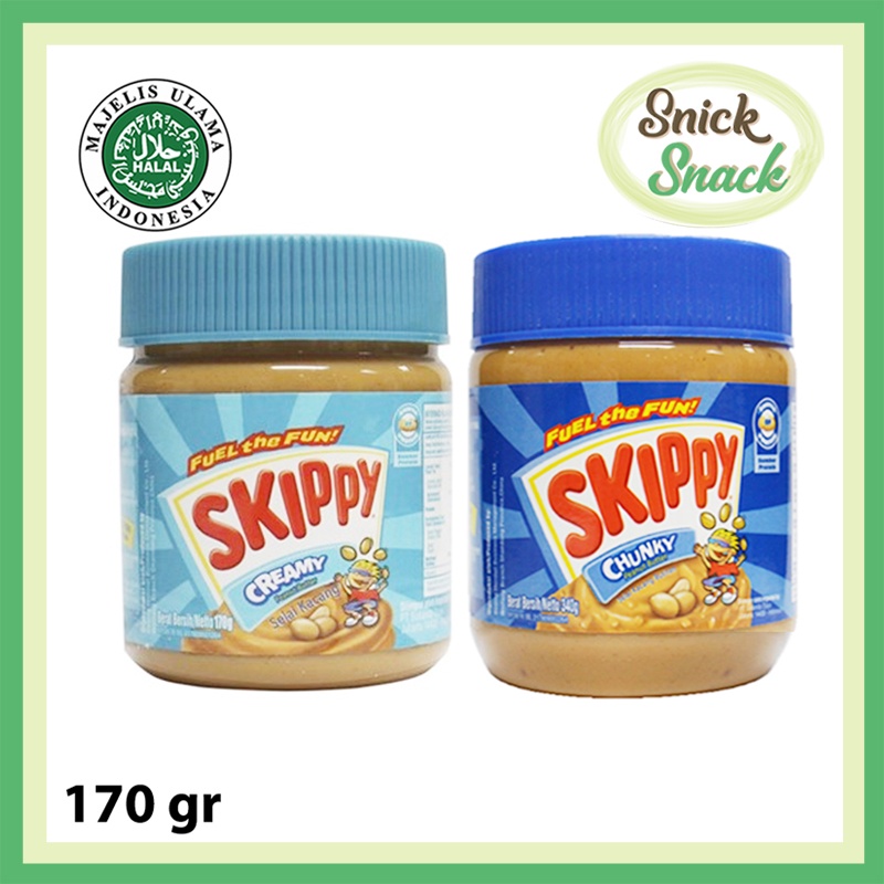 Jual Skippy Selai Kacang 170 gr Creamy Crunchy Peanut Butter | Shopee Indonesia