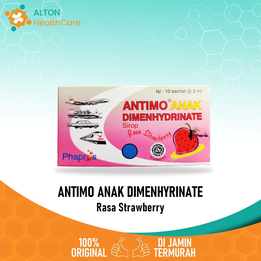 Jual Antimo Anak rasa Strawberry sachet | Shopee Indonesia