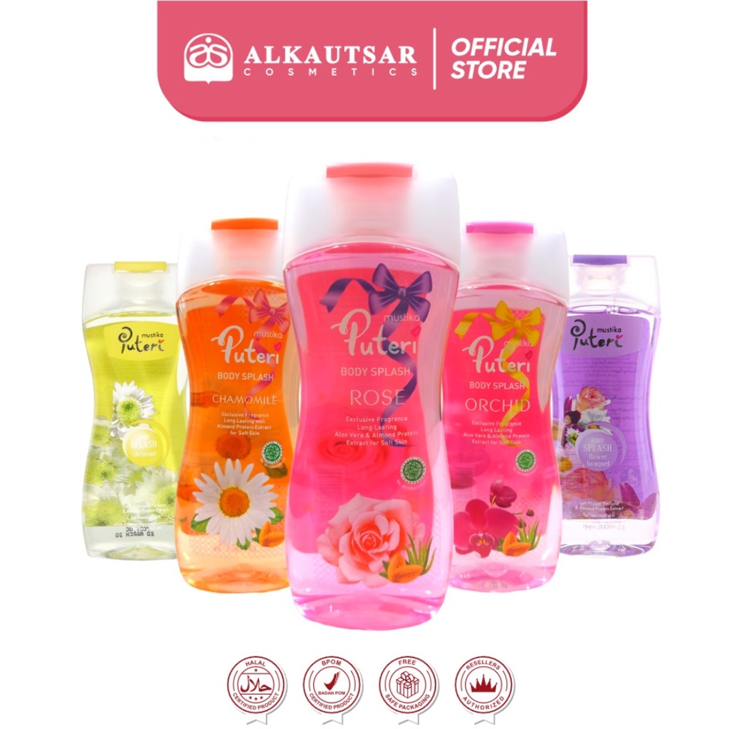 Jual MUSTIKA RATU Puteri Body Splash Cologne 245 ml | Shopee Indonesia
