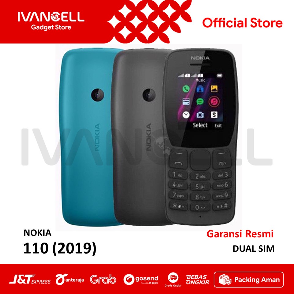 Jual Official Nokia 110 (2019) TA1192 DS Dual Sim Feature Phone ...