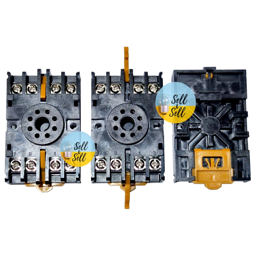 Jual Socket Lock 8 Pin 8PFA / Socket FS3A Hanyoung / Soket 8 Kaki FS-3A ...