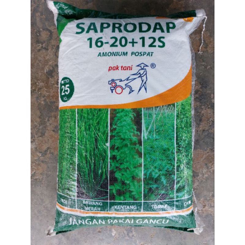 Jual Pupuk Saprodap 16-20+12S Amonium Pospat Pak Tani Kemasan 25kg ...