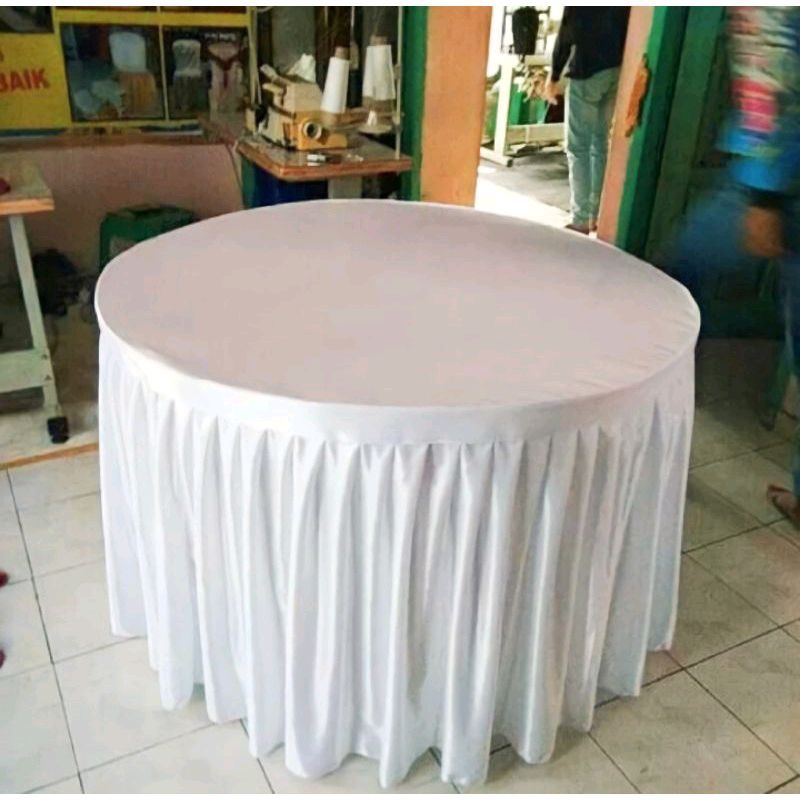 Jual cover meja bulat D-120 cm | Shopee Indonesia