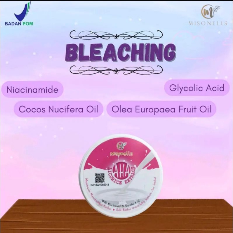 Jual BLEACHING BADAN LECORICE EXTRAC AHA BY MISONELLS BEAUTE ...