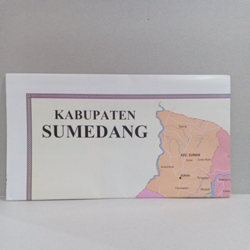 Jual Peta Lipat Kabupaten Sumedang uk 100 x 65 cm | Shopee Indonesia