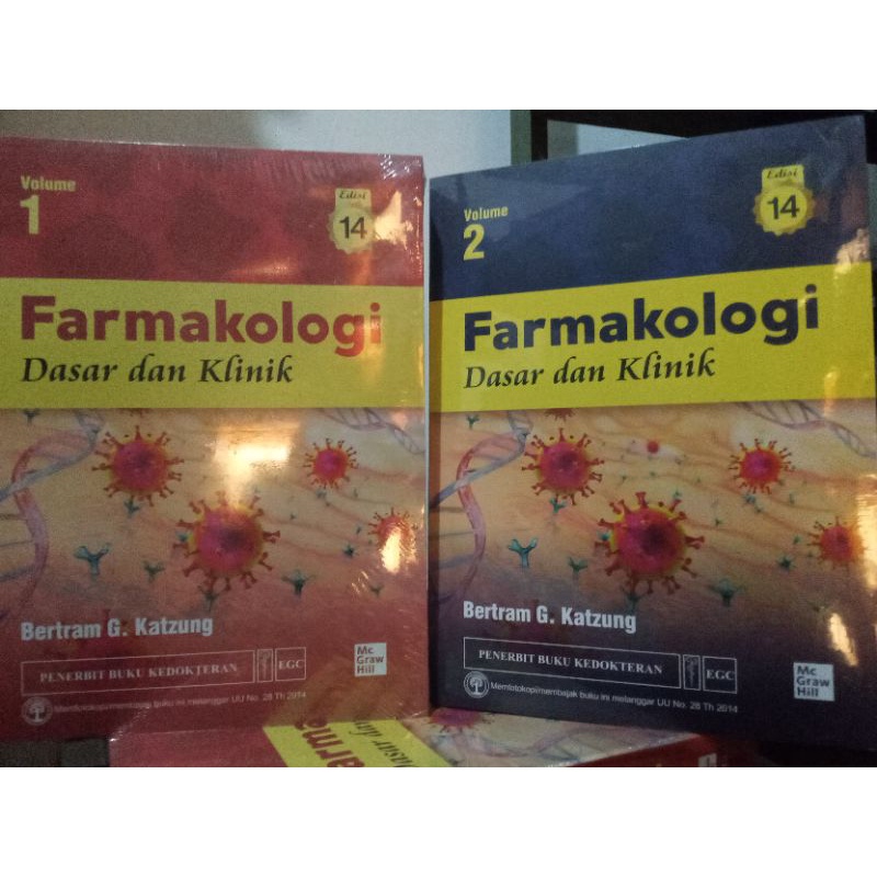 Jual Farmakologi Dasar dan Klinik Katzung Edisi 14 Set Vol.1. 2 | Shopee Indonesia