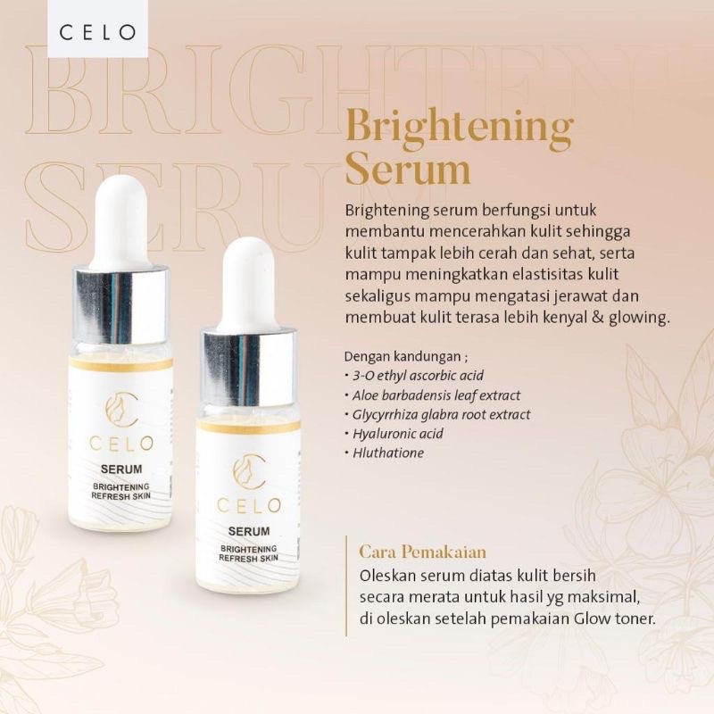 Jual CELO BRIGHTENING SERUM ( Ready Stock ) | Shopee Indonesia