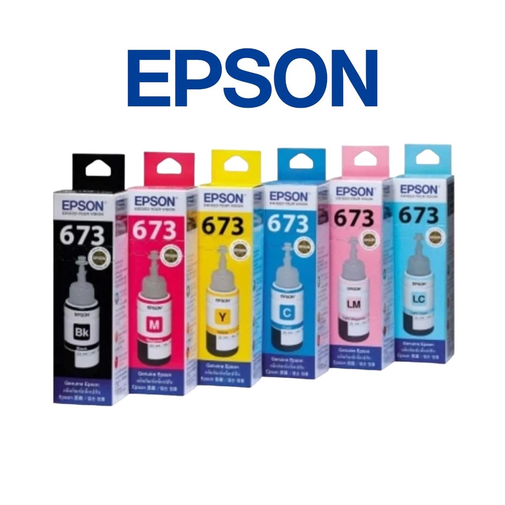 Jual Tinta Epson 673 Original (1 set isi 6 warna) | Shopee Indonesia