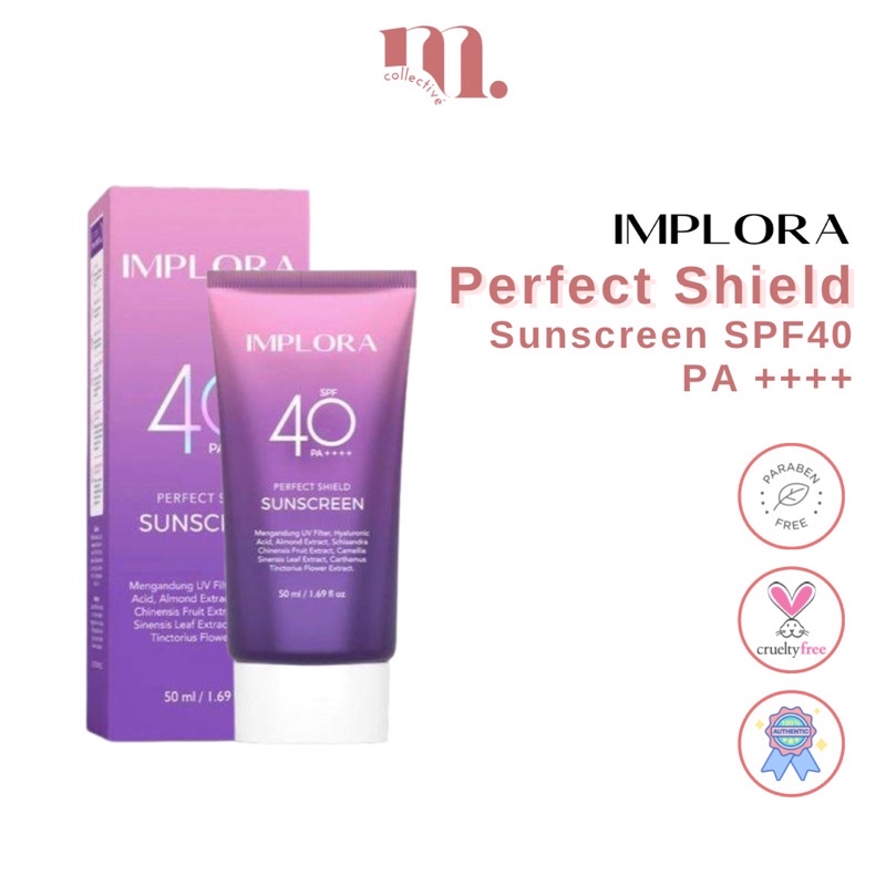 Jual IMPLORA Perfect Shield Sunscreen 30g | Shopee Indonesia