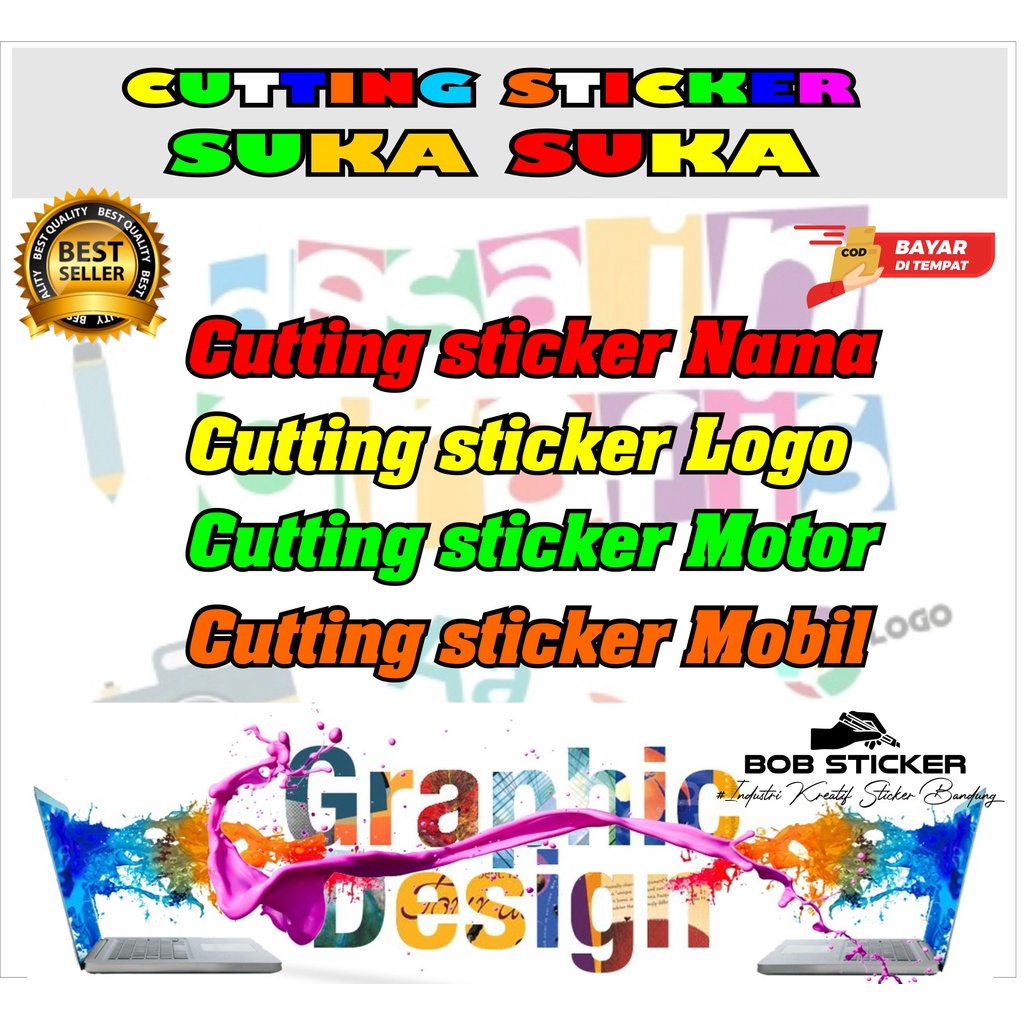 Jual print stiker suka suka bisa request poto | Shopee Indonesia
