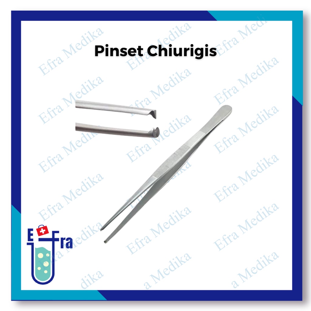 Jual Pinset Bedah Chirurgis Biru 12,5cm Stainless Steel Onemed | Shopee ...