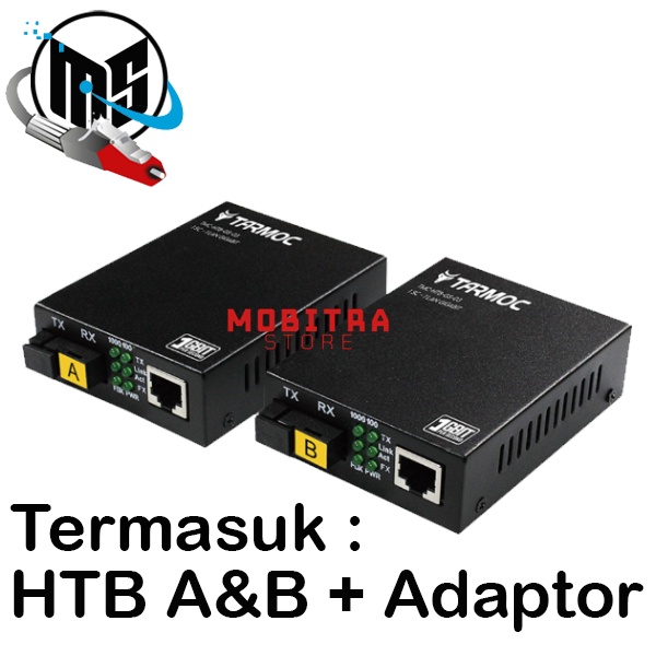 Jual Tarmoc TMC-HTB-GS-03 | Netlink GS03 1FO 1Lan Gigabit | Media Converter | Shopee Indonesia