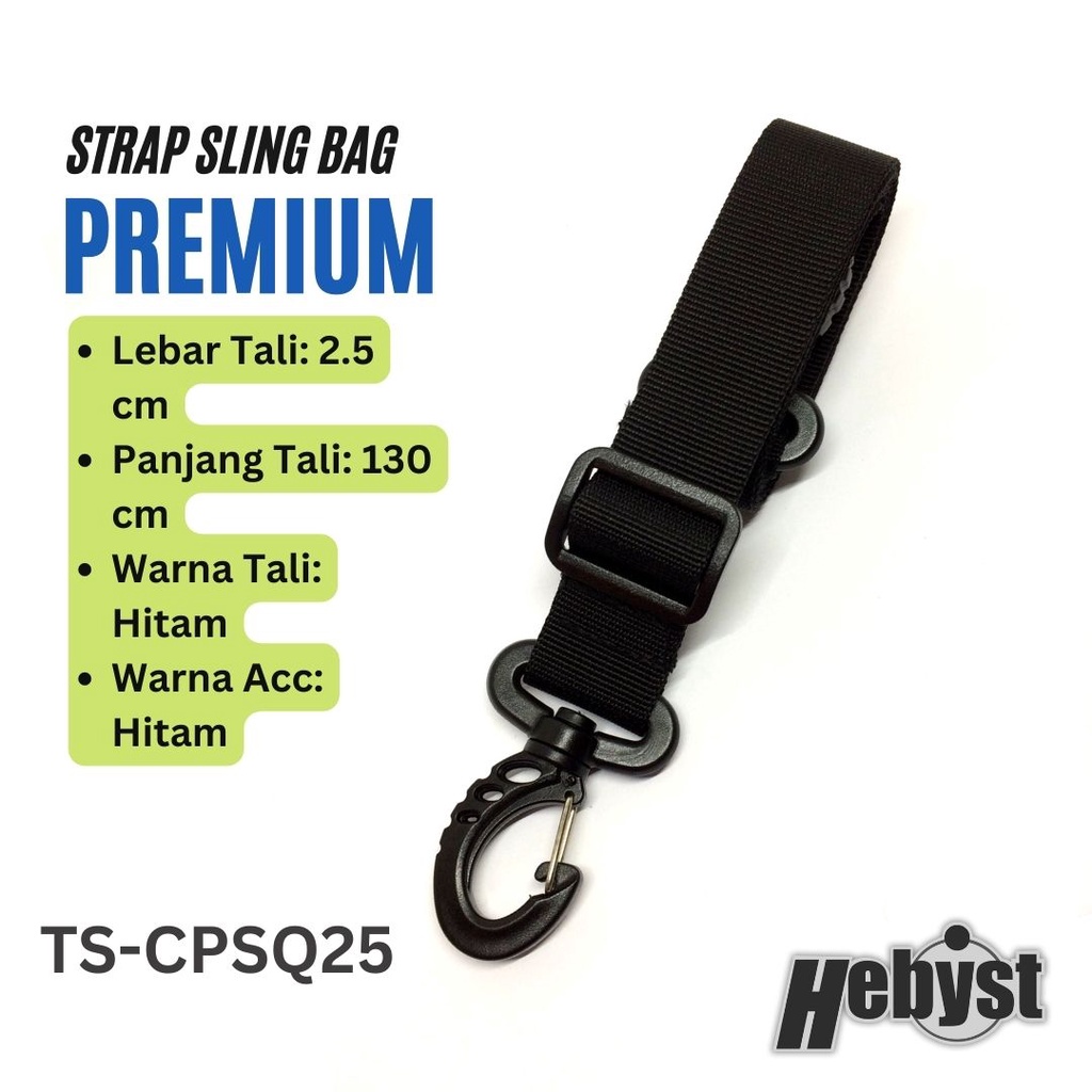 Jual TSCTQM25 Tali Selempang Tas Pria Strap Sling Bag 2.5 CM PREMIUM | Shopee Indonesia