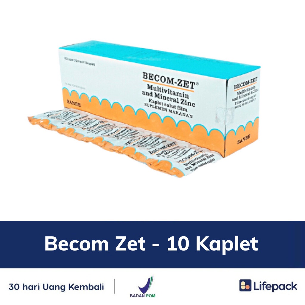 Jual Becom Zet - 10 Kaplet - LIFEPACK | Shopee Indonesia