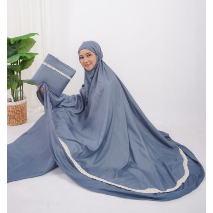 Jual MUKENA RAYON POLOS SUPER JUMBO RENDA by GMJ1 | Shopee Indonesia