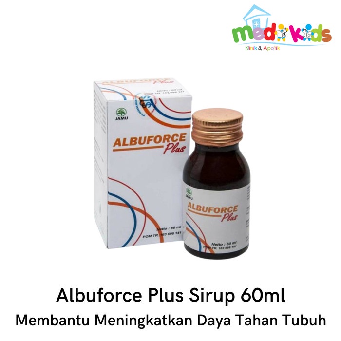Jual Albuforce Plus Syrup Sirup 60ml Vitamin Albumin | Shopee Indonesia