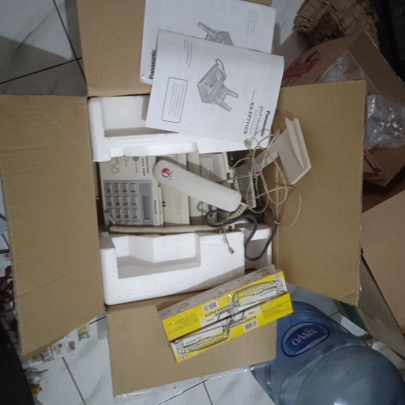 Jual Mesin fax bekas meek Panasonic KX FP711CX | Shopee Indonesia