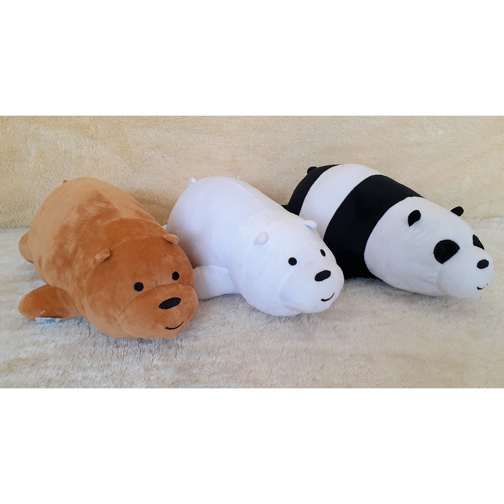 Jual CBT Boneka We Bare Bears Mainan Boneka Miniso Panda, Grizzly, Ice ...