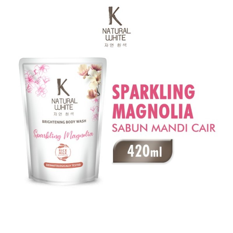 Jual K Natural White Body Wash Sparkling Magnolia Sabun Mandi Cair ...