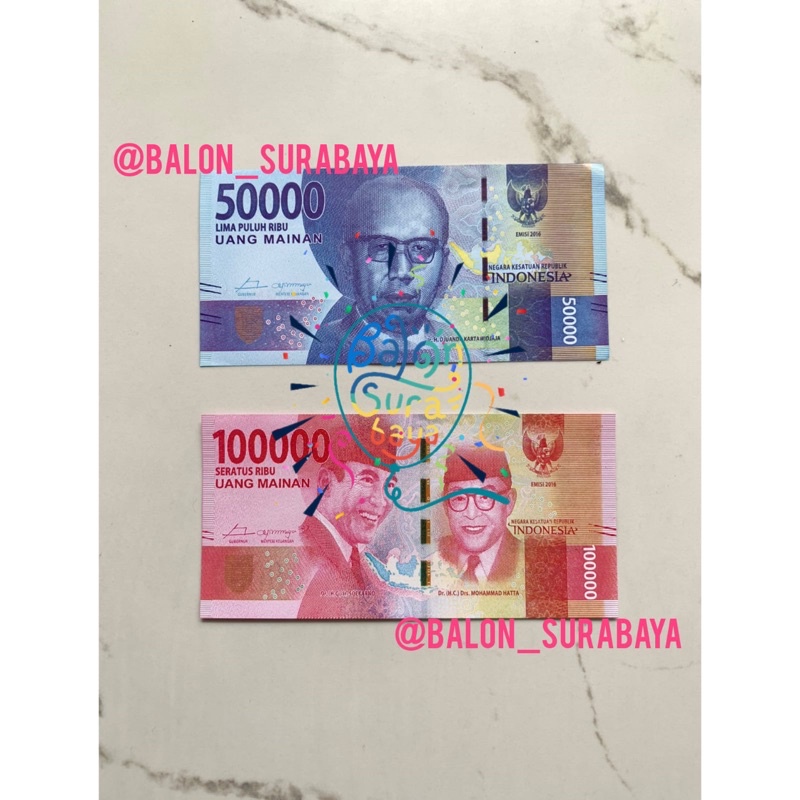 Jual Uang Mainan / uang replika ( VERSI 2014 ) | Shopee Indonesia